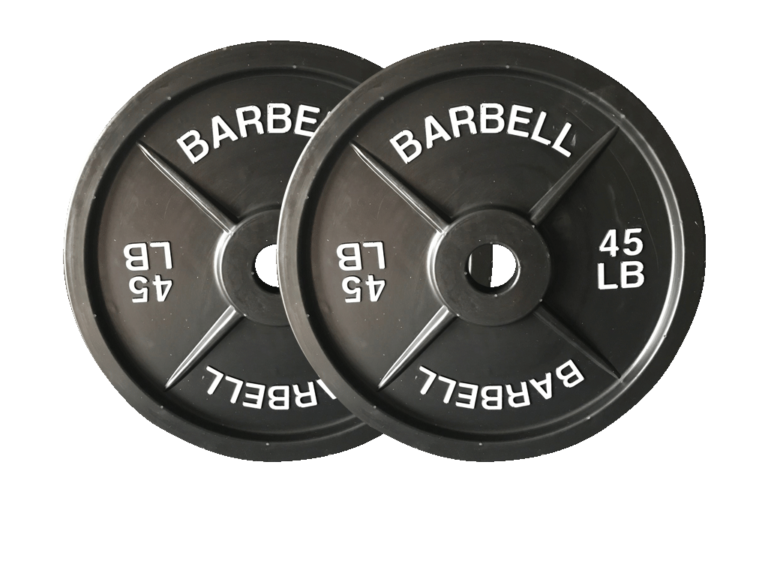 Fake Weights - 45 lb Barbell Weight Plates 1 Pair | Fake Weights