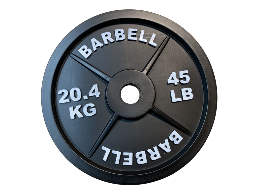 Fake Weights Commercial Grade - 45 LB Barbell Weight Plates 1 Pair ...
